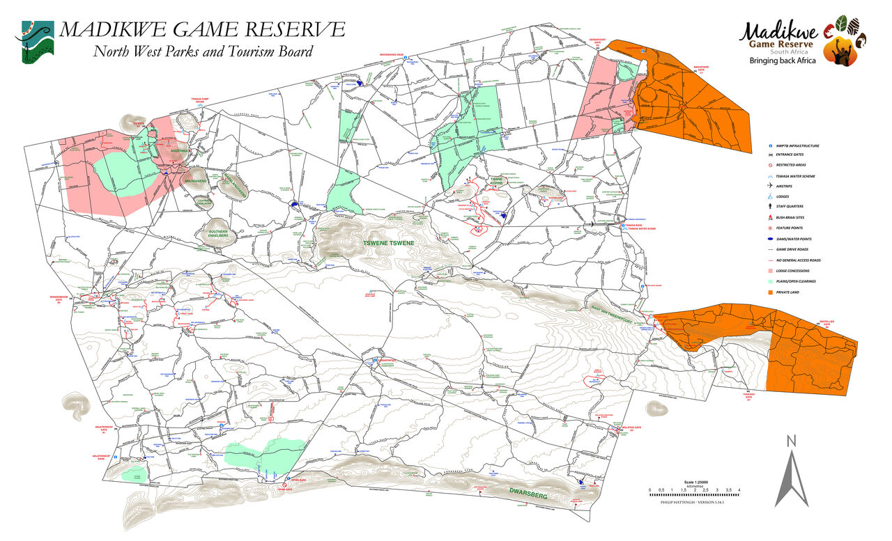 Rhulani Safari Lodge | Madikwe Map
