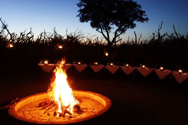 Rhulani Safari Lodge | Boma Dinner – Outdoor Dining Experience around…