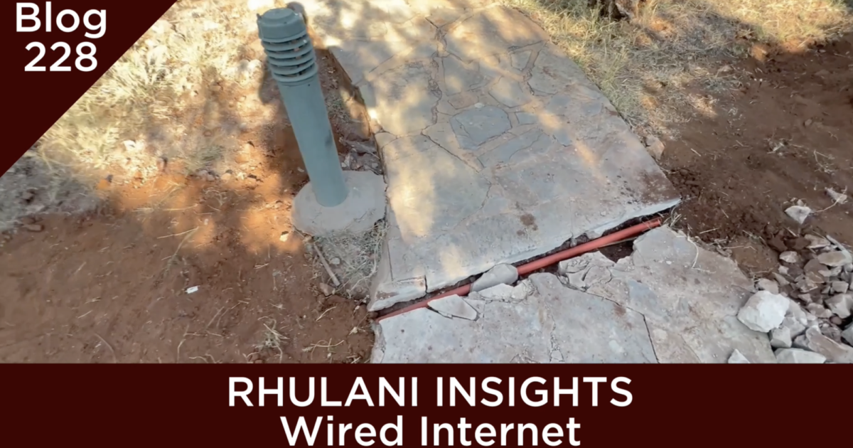 Rhulani Safari Lodge | Rhulani Insights 228 – Wired Internet